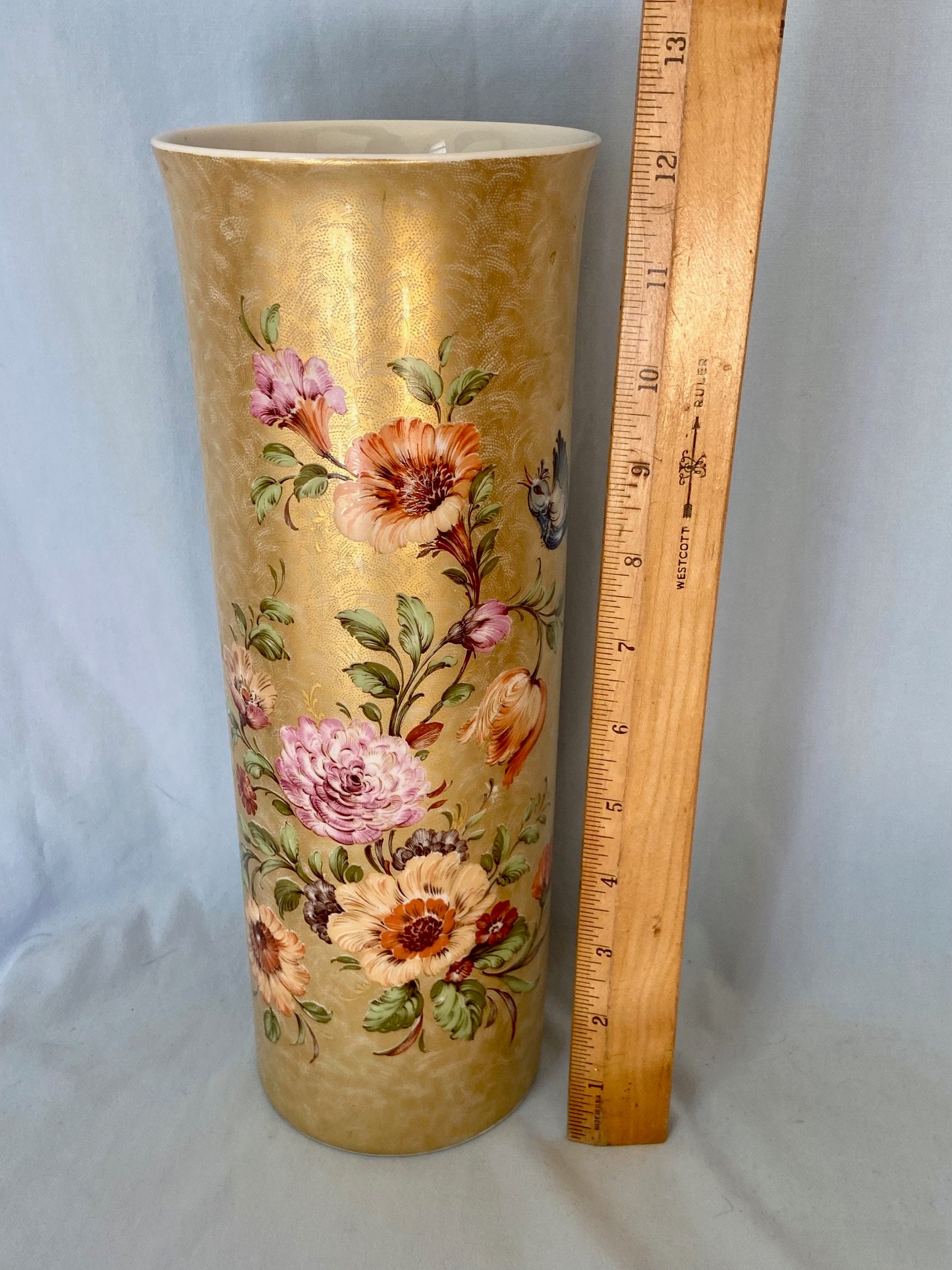 Vintage Hand-painted Gold Floral Kaiser Traumerei Nossek - Etsy