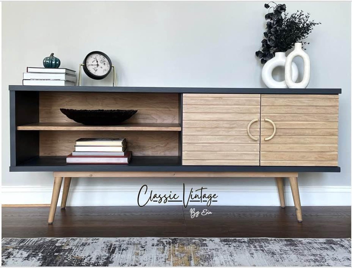 SAMPLE - Mid-century Modern TV Stand / Media Console (SOLD) - Please Do ...
