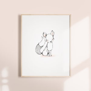 Digital Art Fox Illustration || DIGITAL DOWNLOAD - Etsy