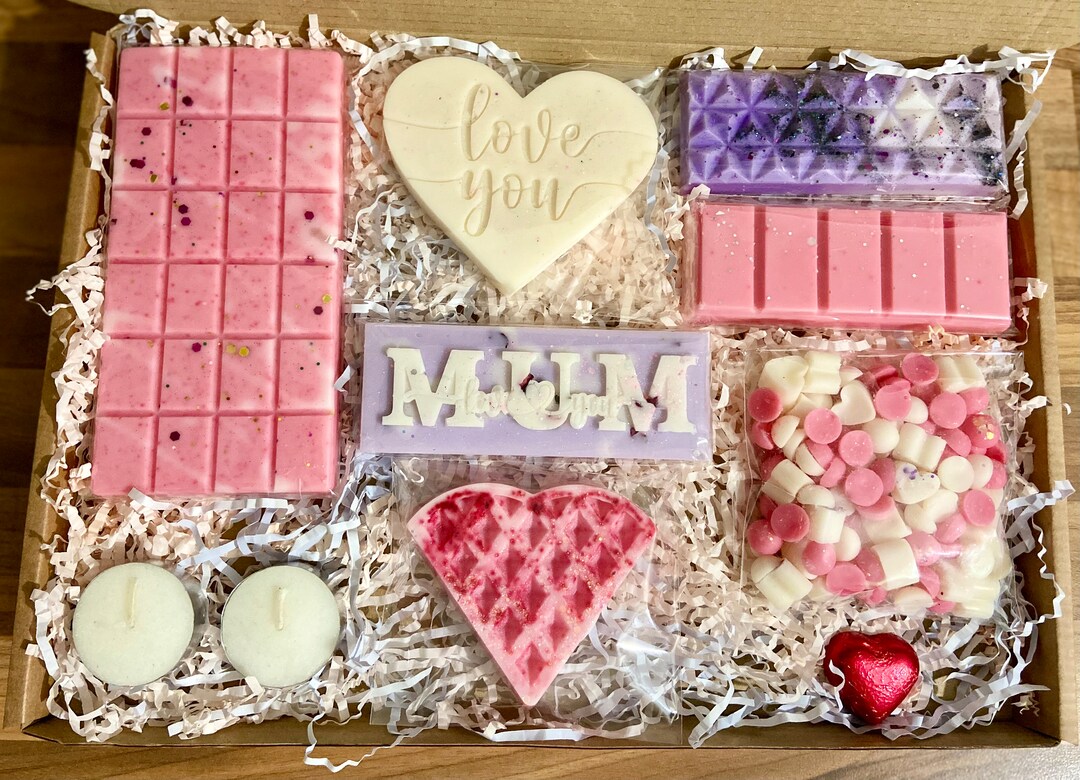 Wax Gift Box Birthday Mum Nan Wax Melts Soy Wax Wax Melt Shapes Bundle ...