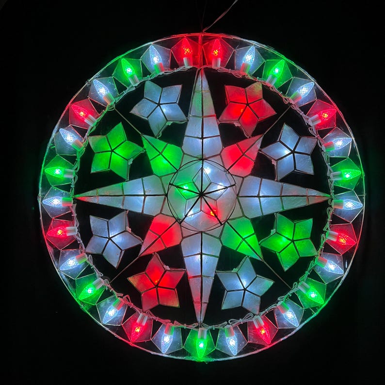 LED Smart Capiz Parol - Custom Multi-colored Filipino Lantern - TALA ...