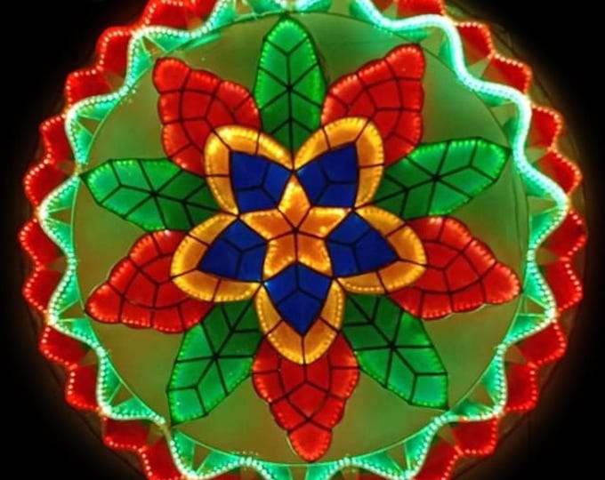 Merry Classic Pure LED Filipino Christmas Lantern Capiz Parol - Etsy