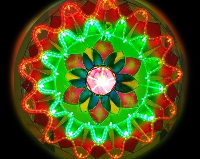 Tulips 14dia Pure LED Filipino Christmas Lantern Capiz Parol - Etsy