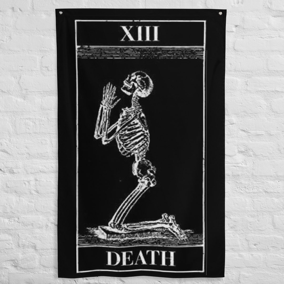 XIII Death Tarot Card Flags Wall Hangings Home Decor - Etsy