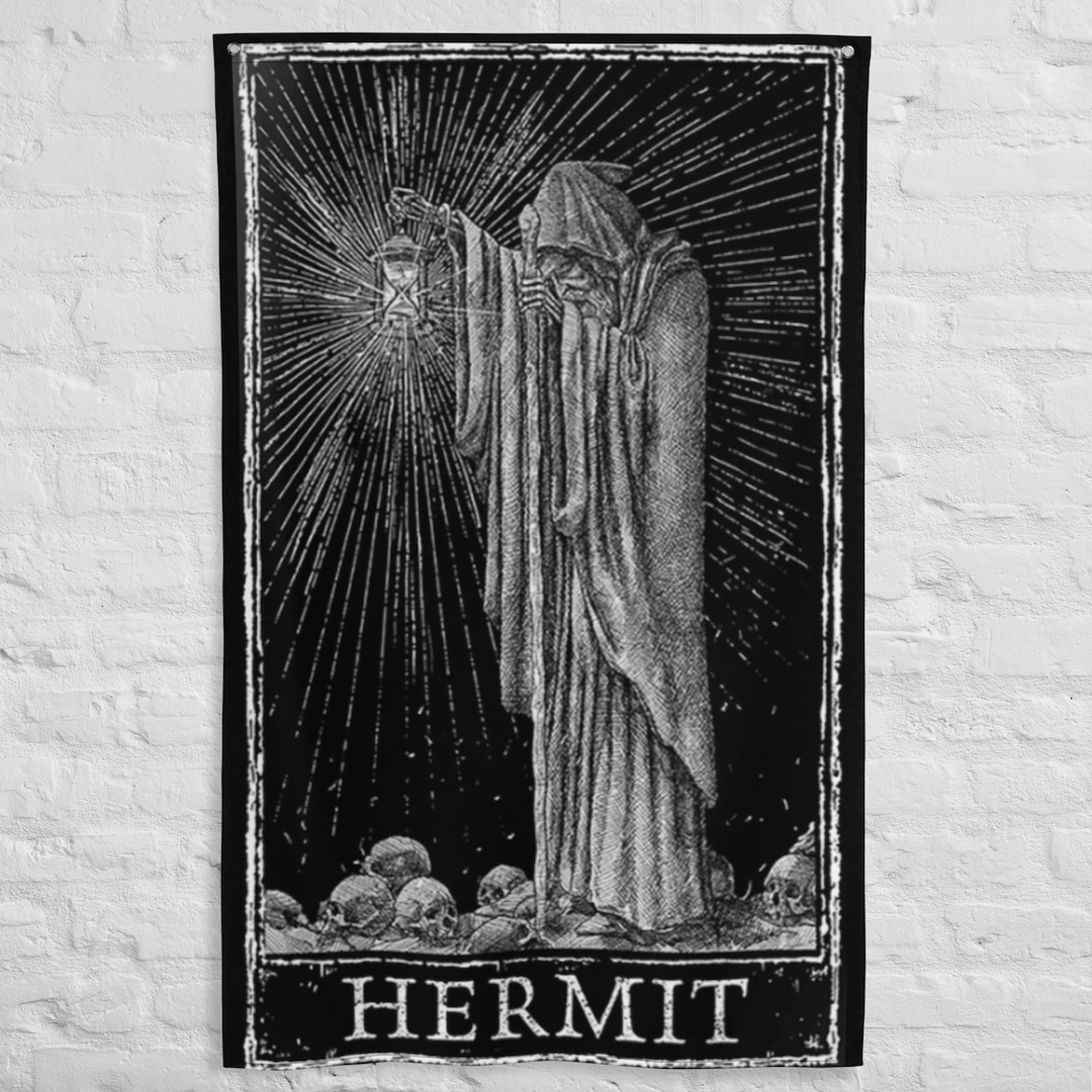 IX the Hermit Tarot Card Flags Wall Hangings Home Decor - Etsy