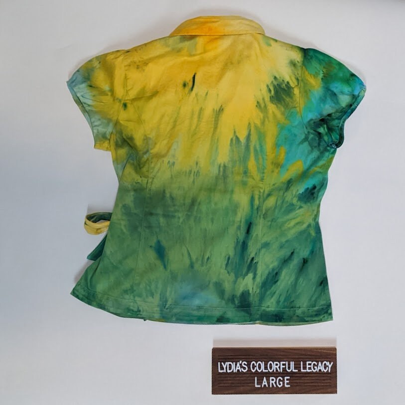 Sunflower Inspired Vibrant Wrap Top - Etsy