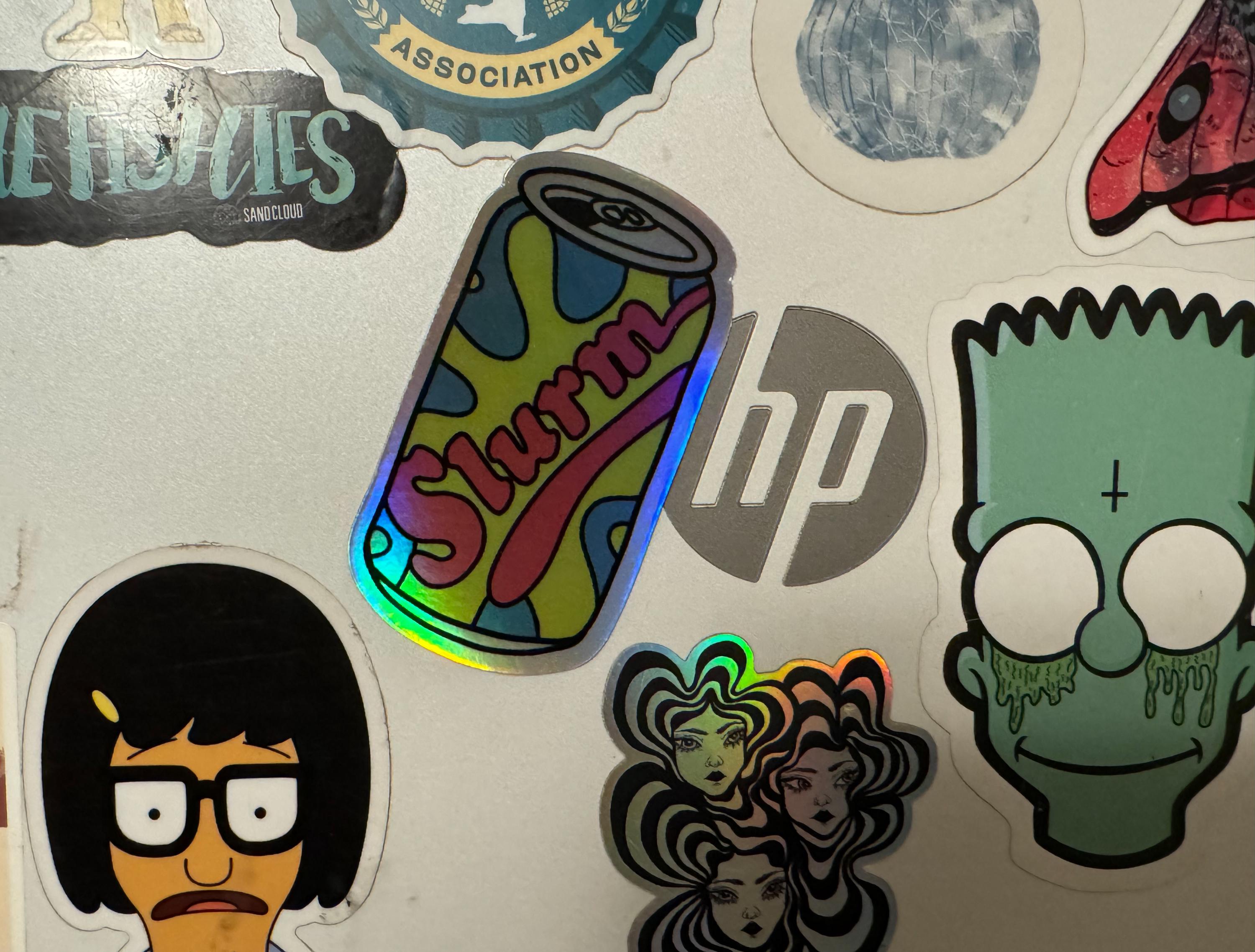Futurama Slurm Can Holographic Sticker Waterproof - Etsy