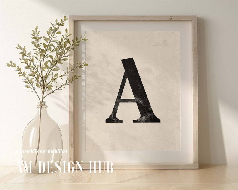 Frame Mockup, 4x5 Ratio Poster Display for Nursery Art Prints - Etsy