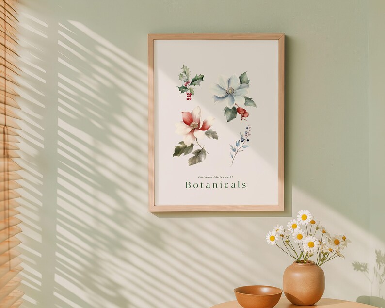Frame Mockup, Vertical Wooden 3x4 Poster Frame With Spring Greenery ...