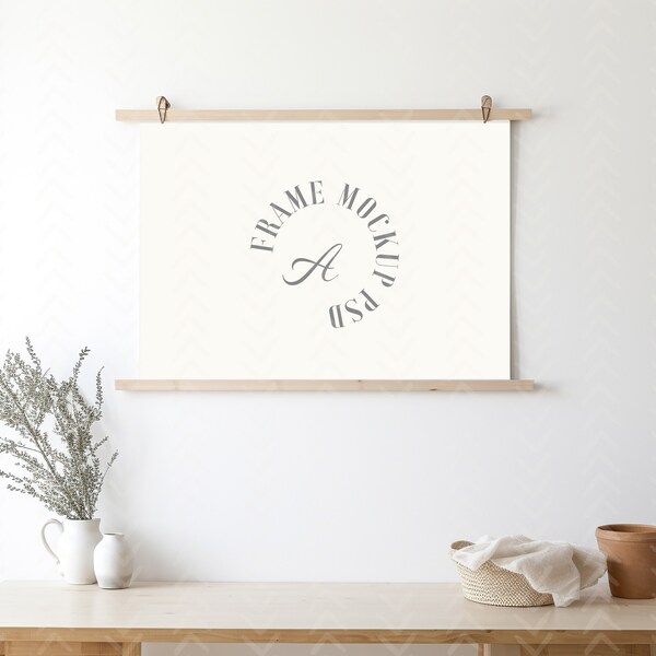 A3 Landscape Mockup - Etsy
