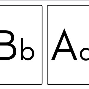 Montessori Letter Flashcards , ABC Cards for Toddler , Alphabet ...