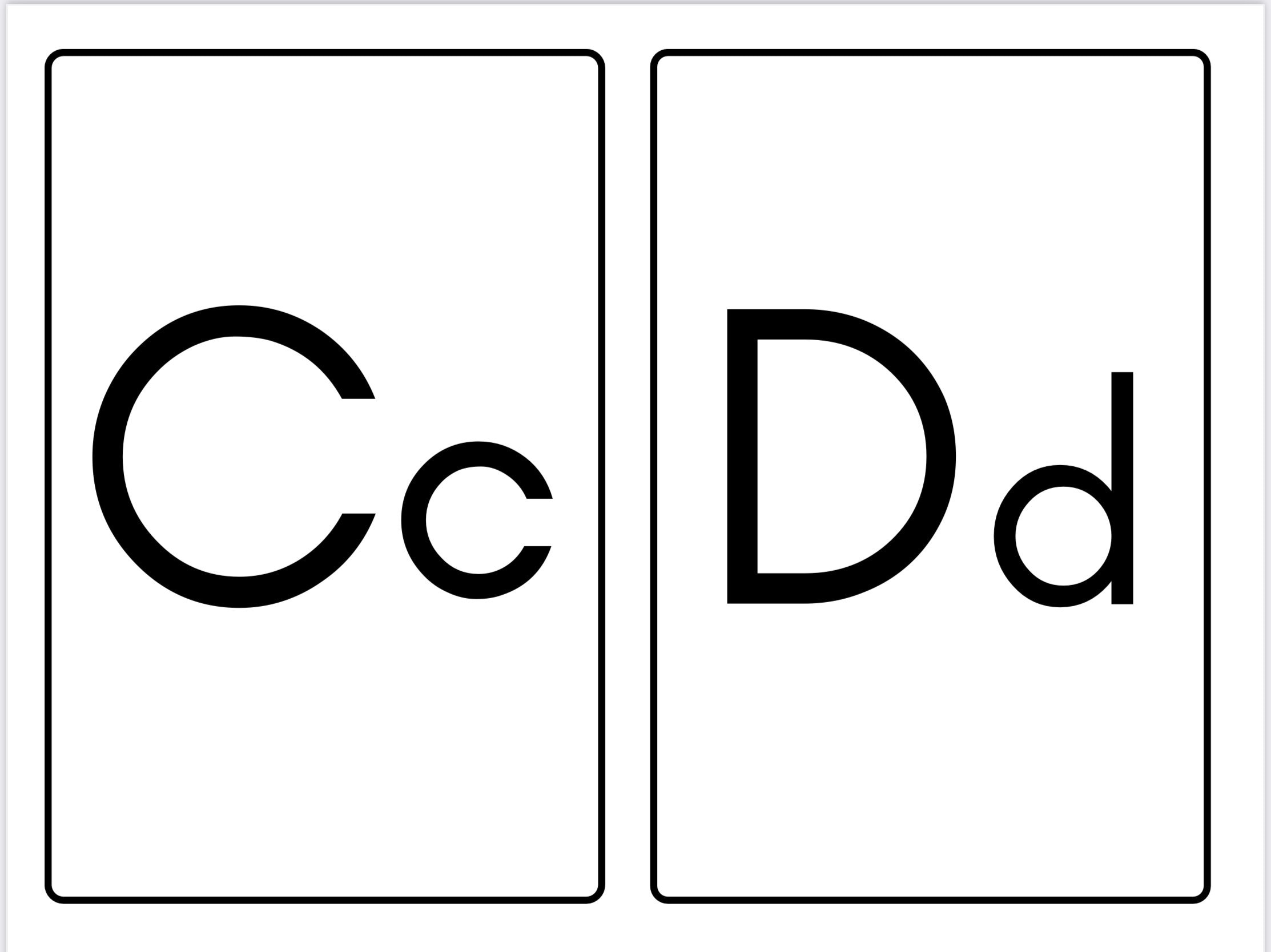 Montessori Letter Flashcards , ABC Cards for Toddler , Alphabet ...