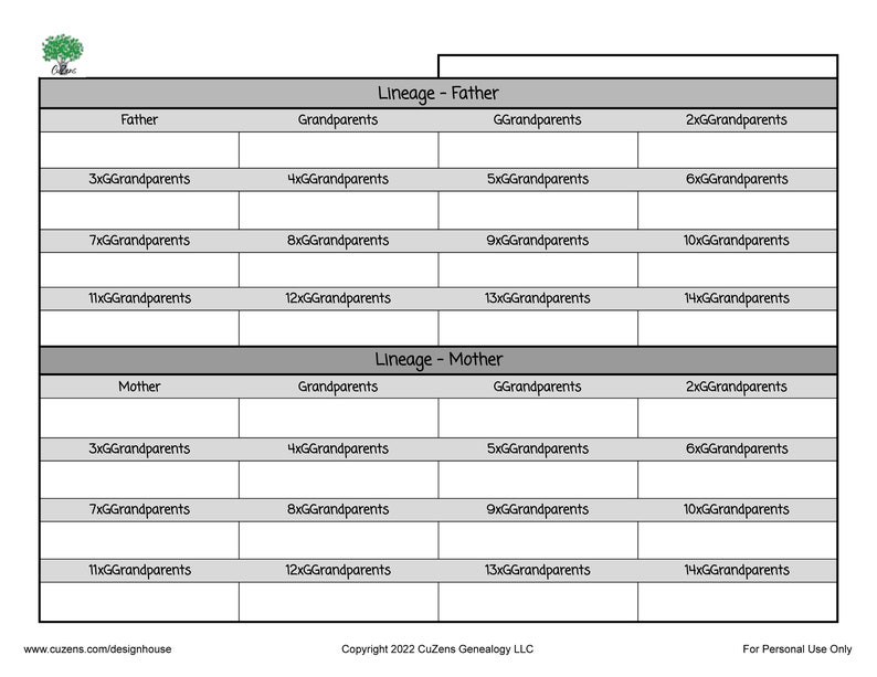 Handwritten Note-taking for Family Group Sheets Stack Genealogy ...