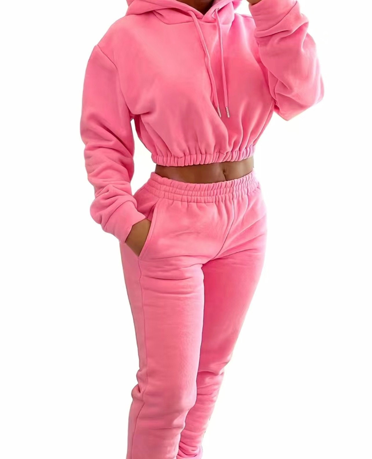 Soft Warmer Two Piece Sweatpants With Hoodie - Etsy