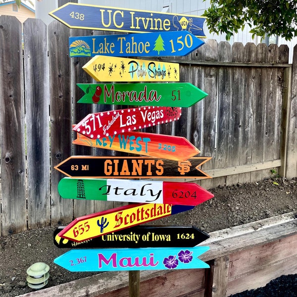 Mileage Signs - Etsy