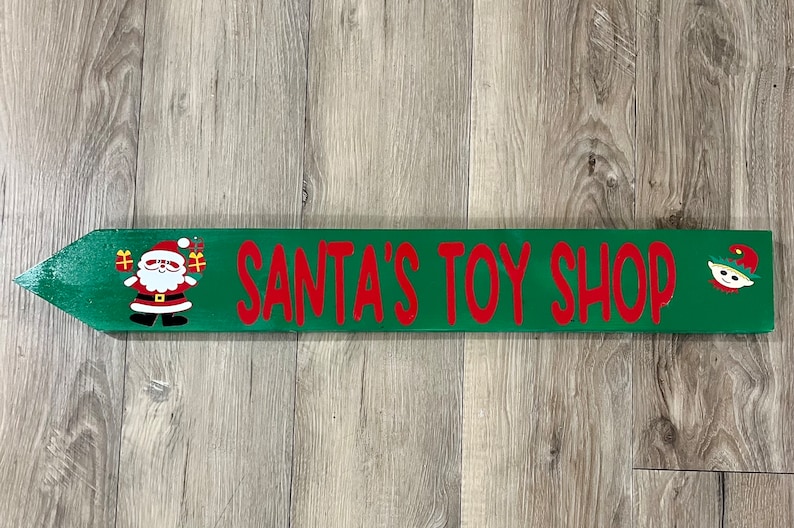 Christmas Directional Signs/ Christmas Signpost/ Christmas Decorations ...