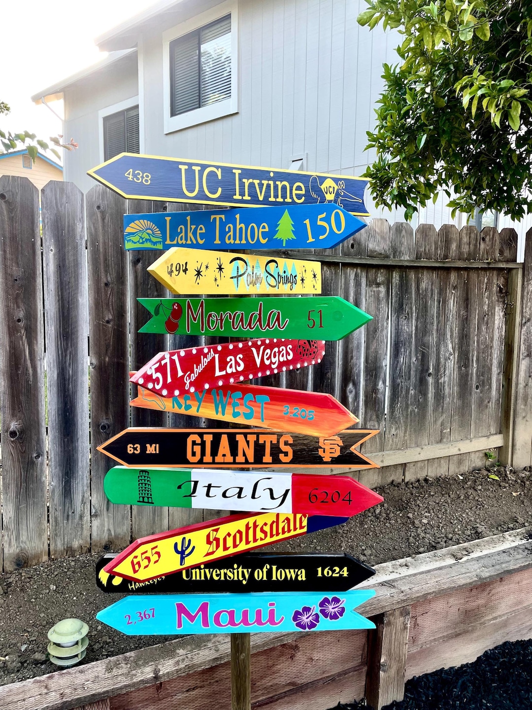 Custom Directional/ Mileage Signs, Custom Destination Signs, Outdoor ...