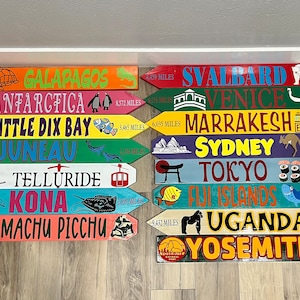 Custom Directional/ Mileage Signs, Custom Destination Signs, Outdoor ...