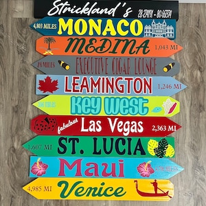 Custom Directional/ Mileage Signs, Custom Destination Signs, Outdoor ...