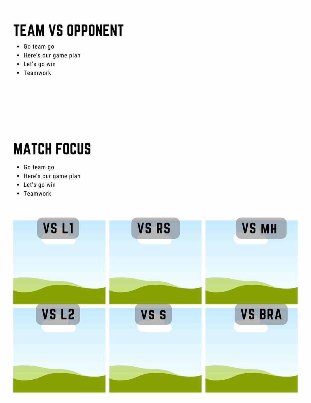 Volleyball Scout Template | Editable Game Plan | Coach’s Stats | Canva ...