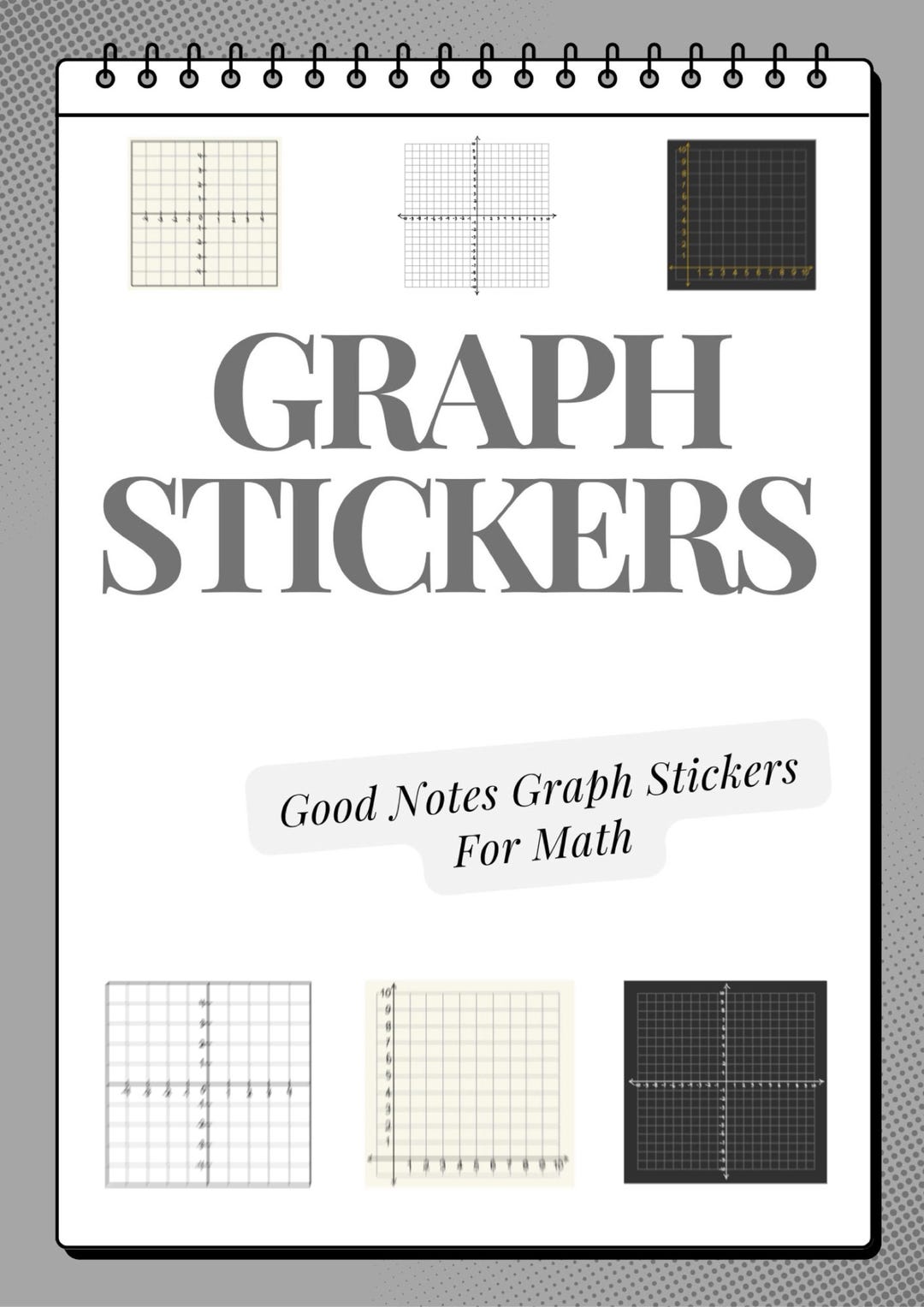 Good Notes Graph Stickers 10x10 - Etsy
