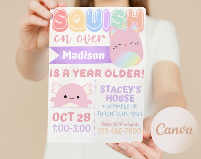 Squishmallow Printable Activity Sheet - Kids Birthday Party Games ...