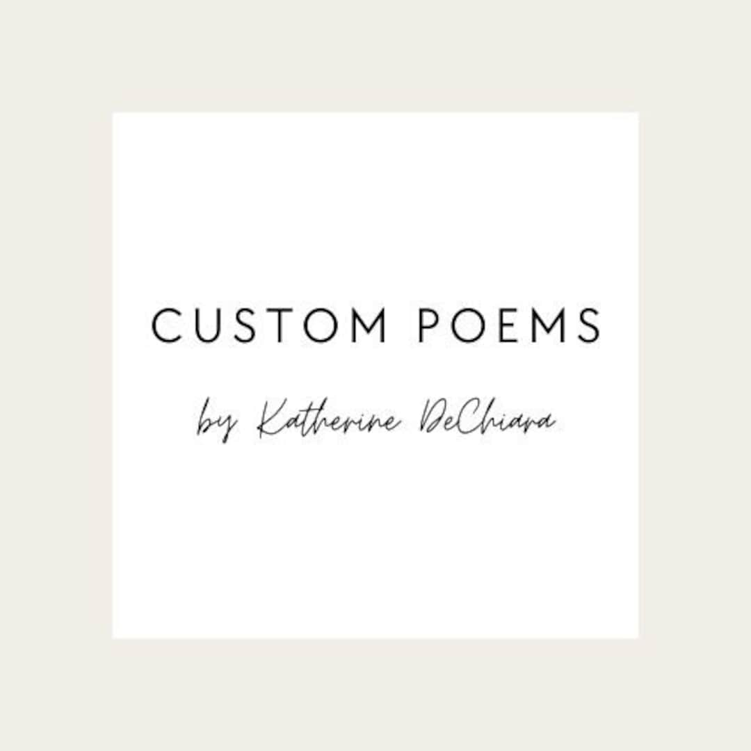 Custom Poems, Poetry, Love Letters - Etsy