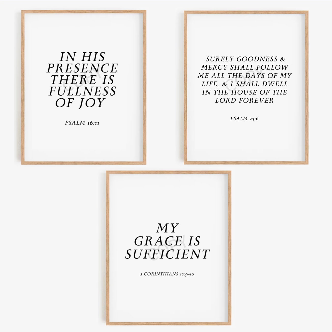 10 Piece Christian Print Set, Printable Wall Art Modern Christian ...