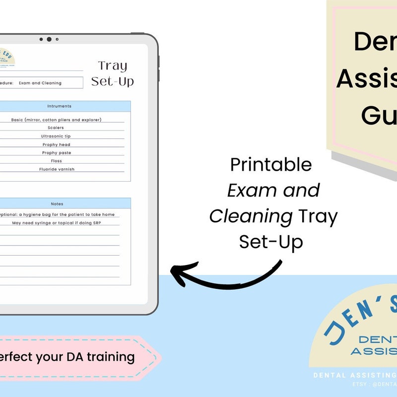 Dental Assistant Printable - Etsy