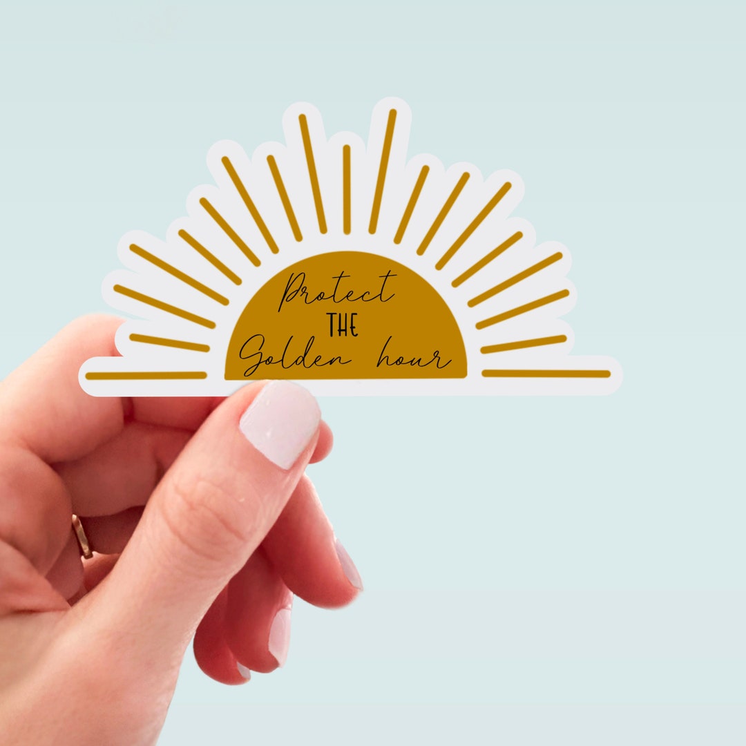 Protect the Golden Hour Sticker - Etsy