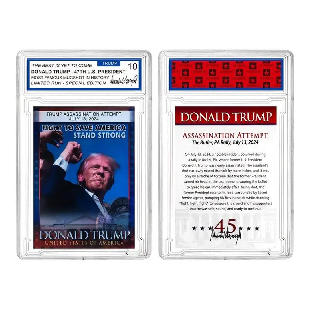 Donald Trump Limited Edition Cards - Etsy