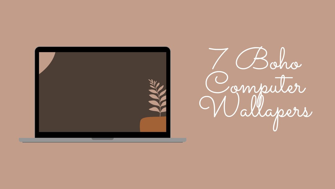 7 Boho Computer Wallpapers Boho Computer Backgrounds Digital - Etsy