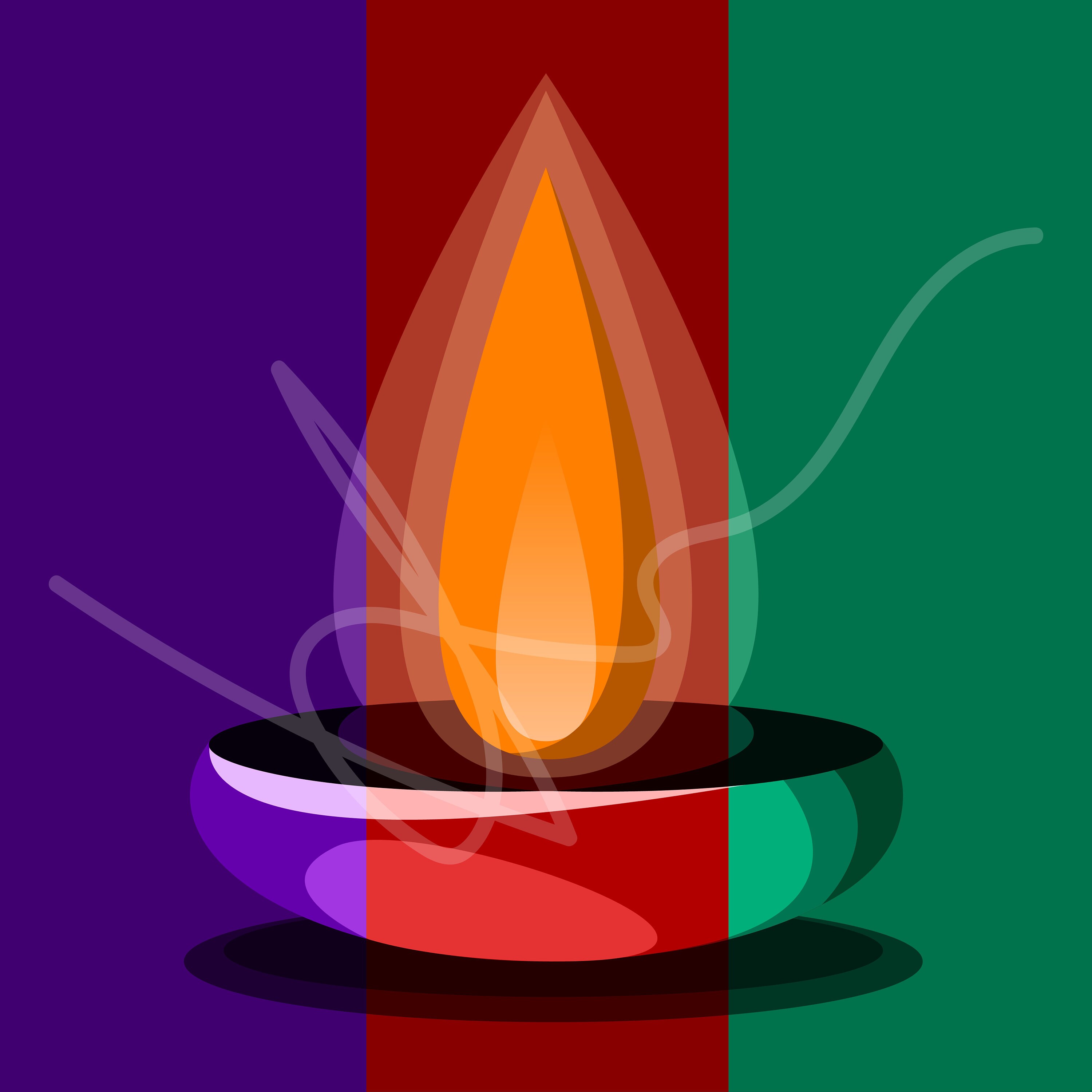 Diwali Lamp Animated