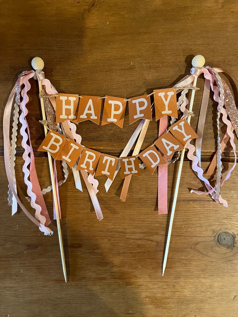 Custom Cake Banner Topper for Any Occasion Cake Banner Cake - Etsy