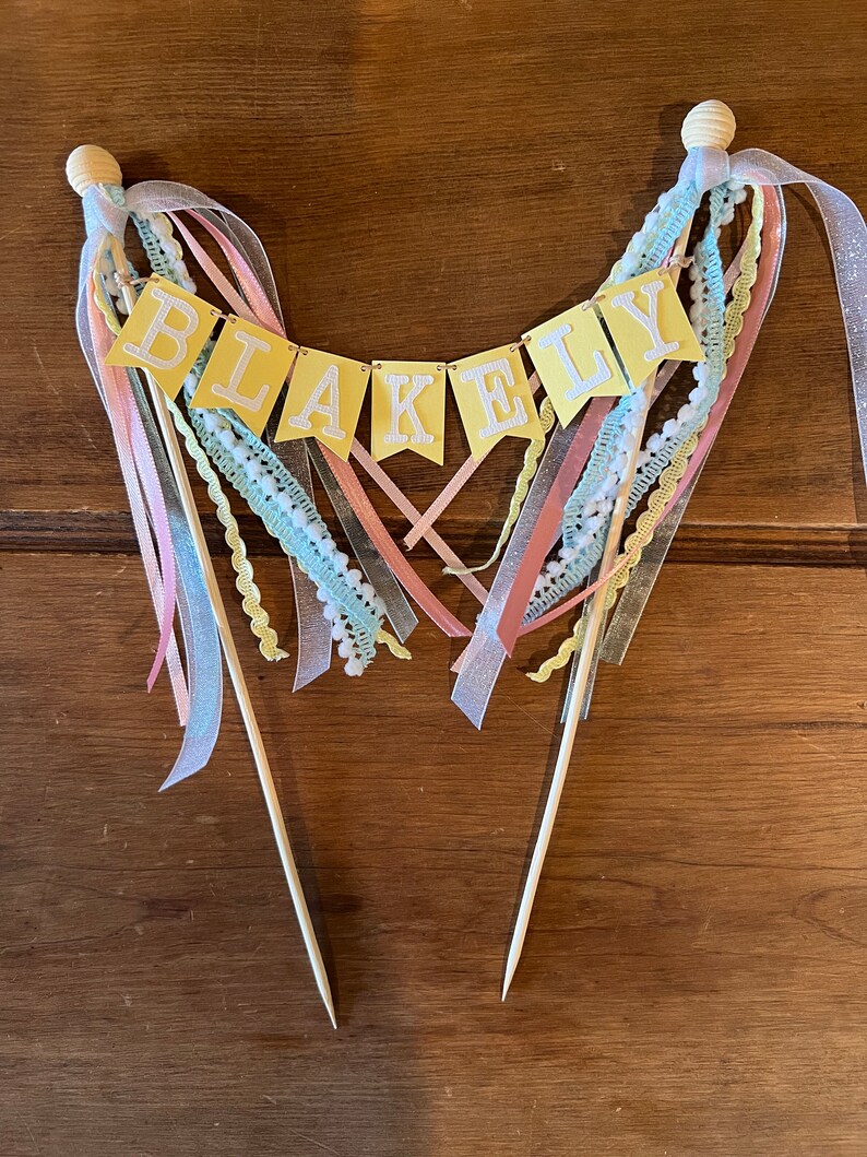 Custom Cake Banner Topper for Any Occasion Cake Banner Cake - Etsy