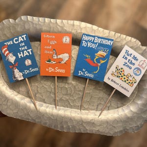 Custom Cake Banner Topper Storybook, Little Golden Book Cake Topper ...