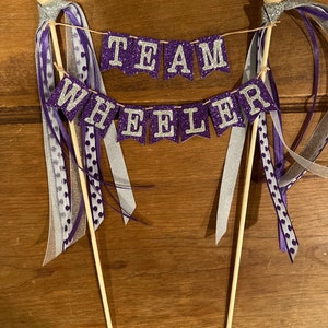 Cake Banner, Cake Bunting, Personalized Cake Banner Topper, First ...