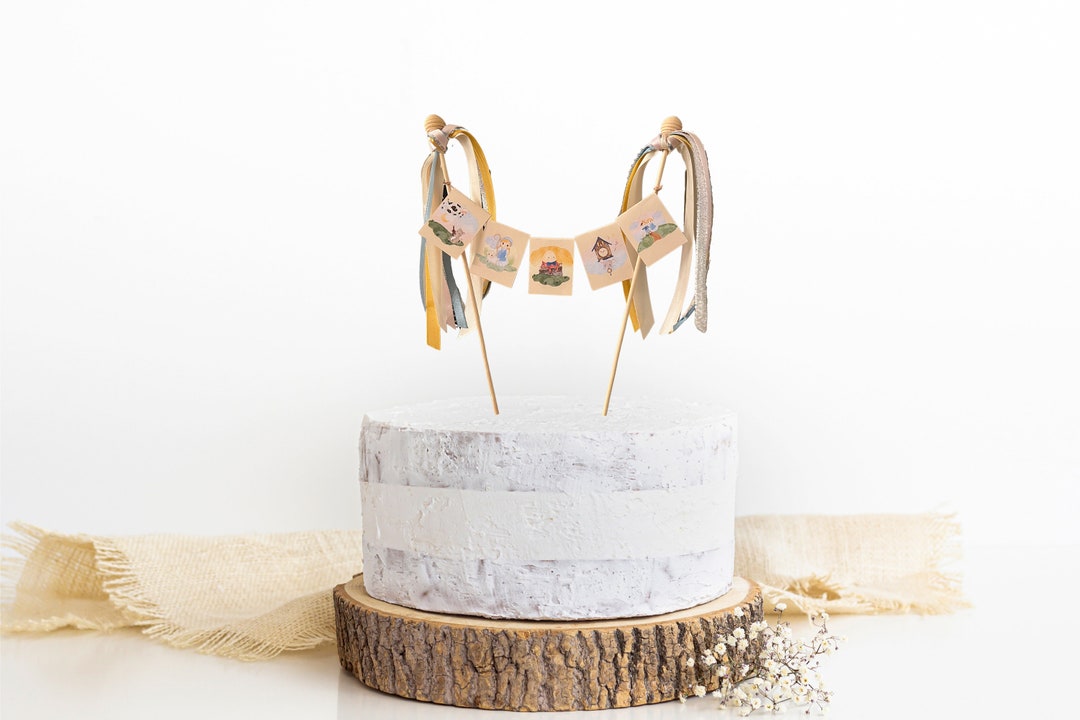 Custom Cake Banner Topper Nursery Ryhmes, Nursery Rhyme Cake Topper ...