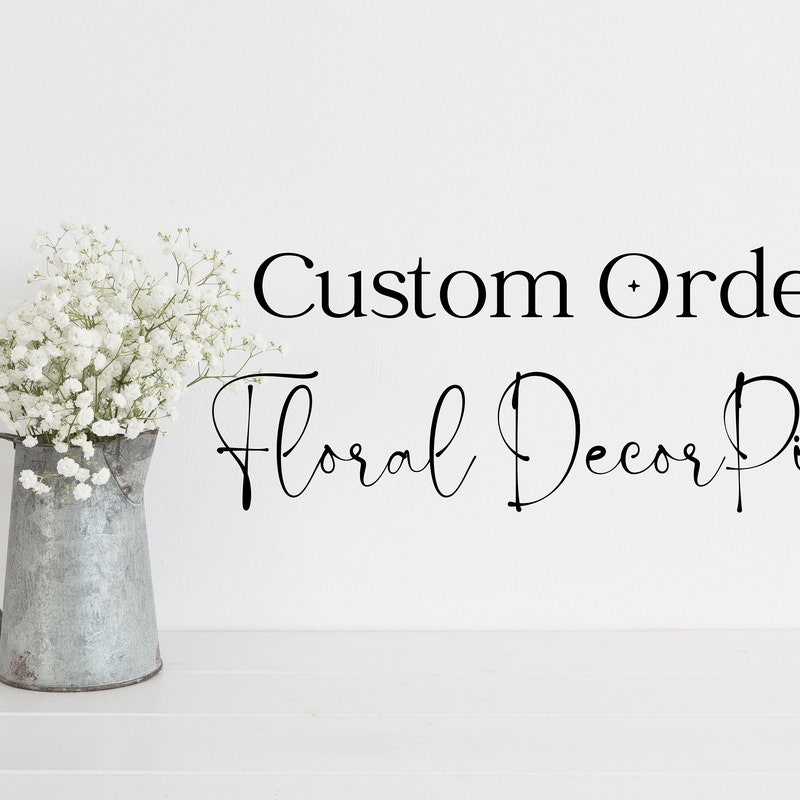 Floral Picks - Etsy