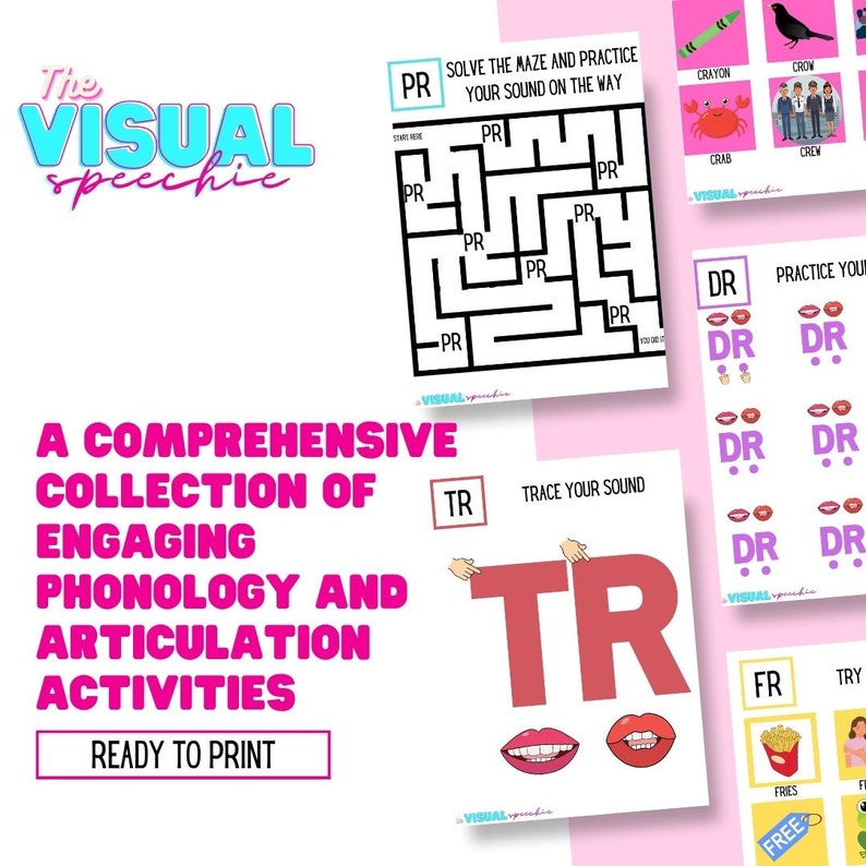 R-blends Workbook: Sound, Word, Phrase, and Sentence Level for Speech ...