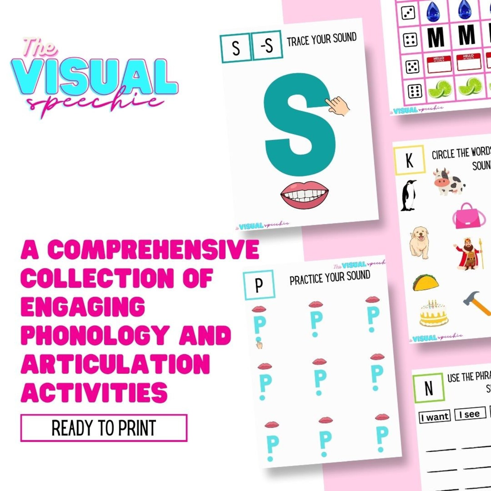 Consonants and Final Consonants Blends Workbook for Speech Therapy and ...