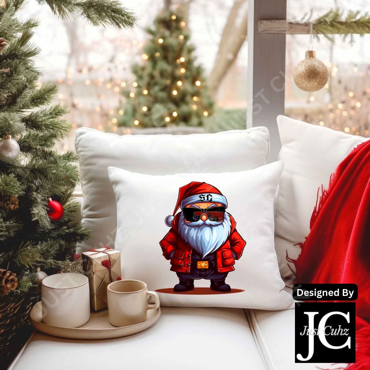 Santa Clause PNG Cholo Santa Christmas Santa Art Bad Santa With Glasses ...