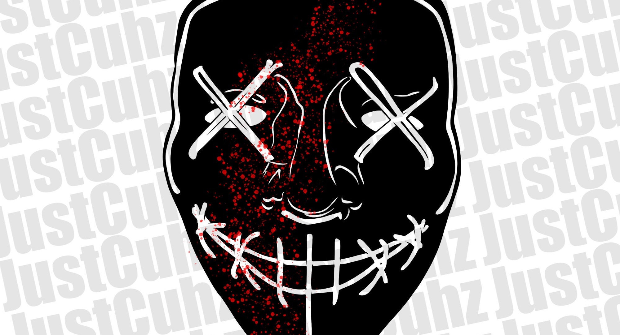 Purge Mask PNG | Halloween Horror Graphic Design | Retro Halloween ...
