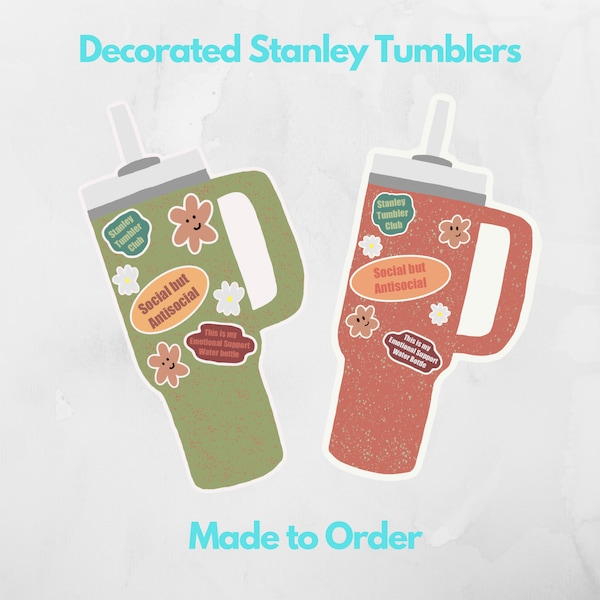 Stanley 40 Oz Tumbler Sticker - Etsy