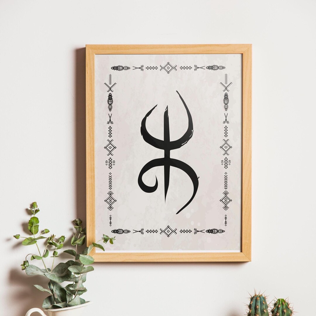 Z Amazigh Art, Amazigh Painting, Berber Cultural Signs, Set of the ...