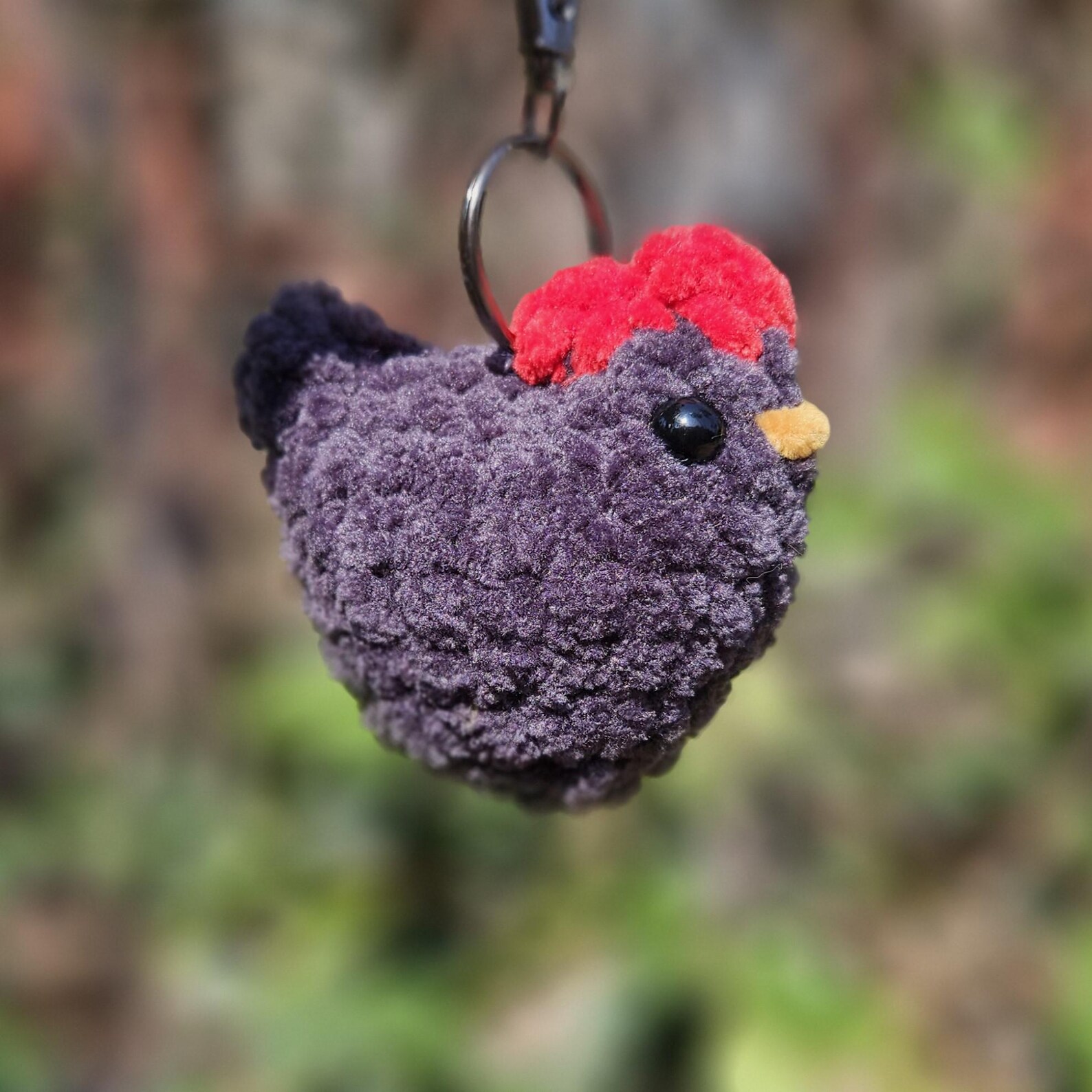 Mini Chicken Keychain Crochet Amigurumi - Etsy