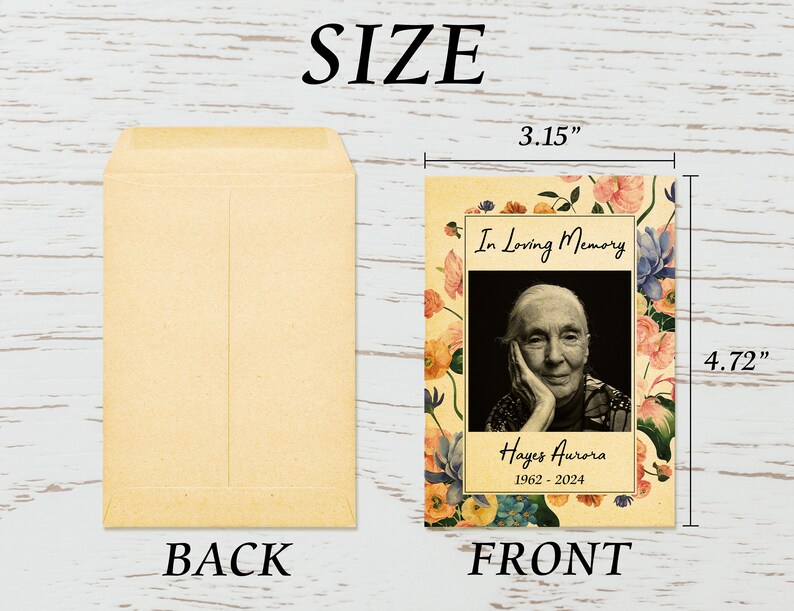 Memorial Flower Seed Packets With Seeds Included in Loving Memory ...