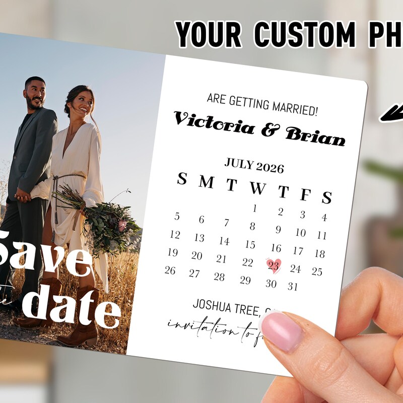Calendar Save the Date - Etsy