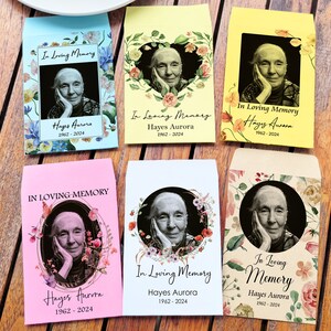 Memorial Flower Seed Packets With Seeds Included in Loving Memory ...