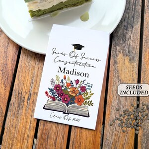 Bulk Graduation Seed Packet Custom Grad Party Favor Personalized ...